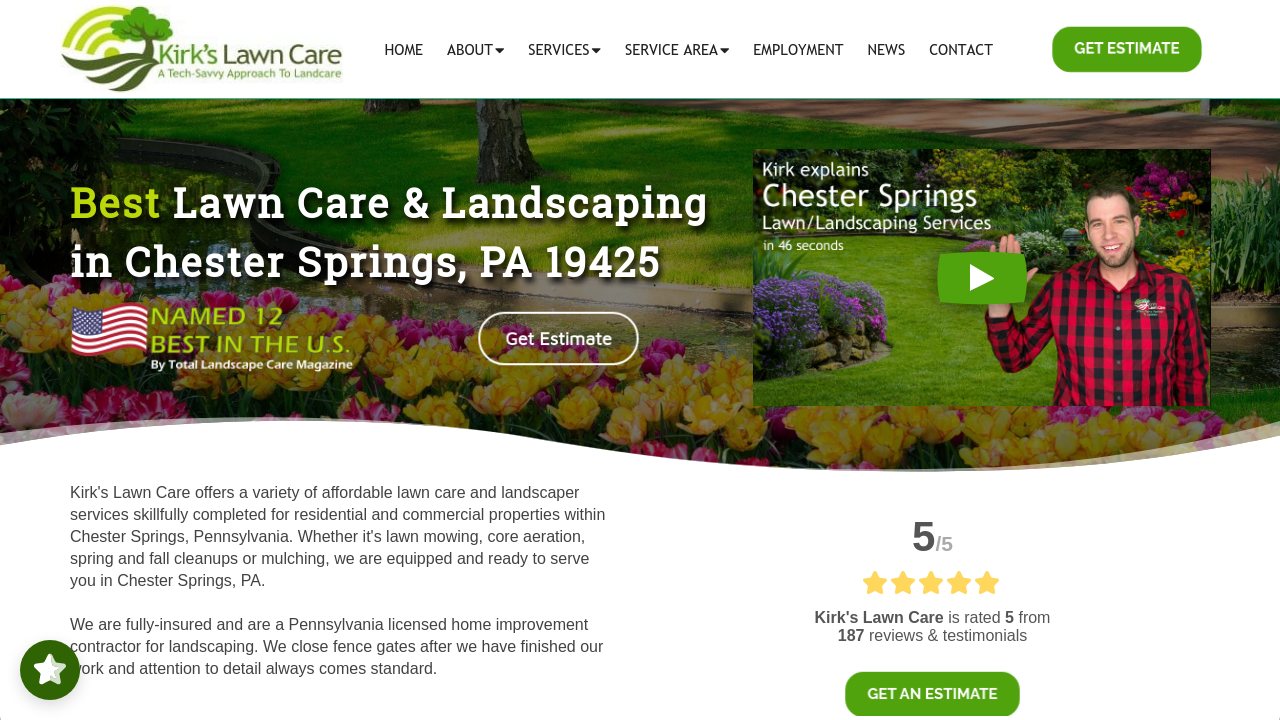 The Best Lawn Service & Landscaping in Chester Springs, PA 19425
