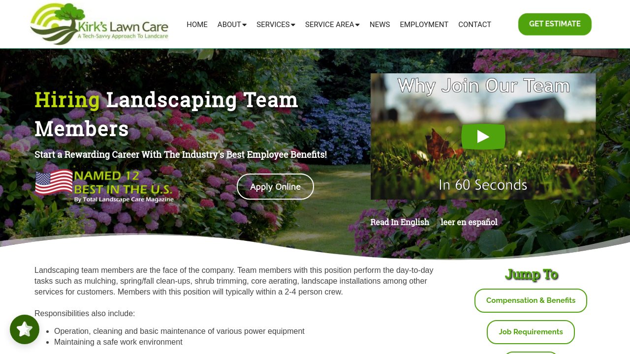 We're Hiring Landscaping / Hardscaping Team Members - Excellent ...